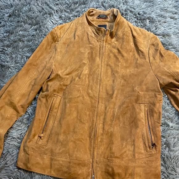 Hugo Boss | Jackets & Coats | Hugo Boss Goat Suede Jacket | Poshmark